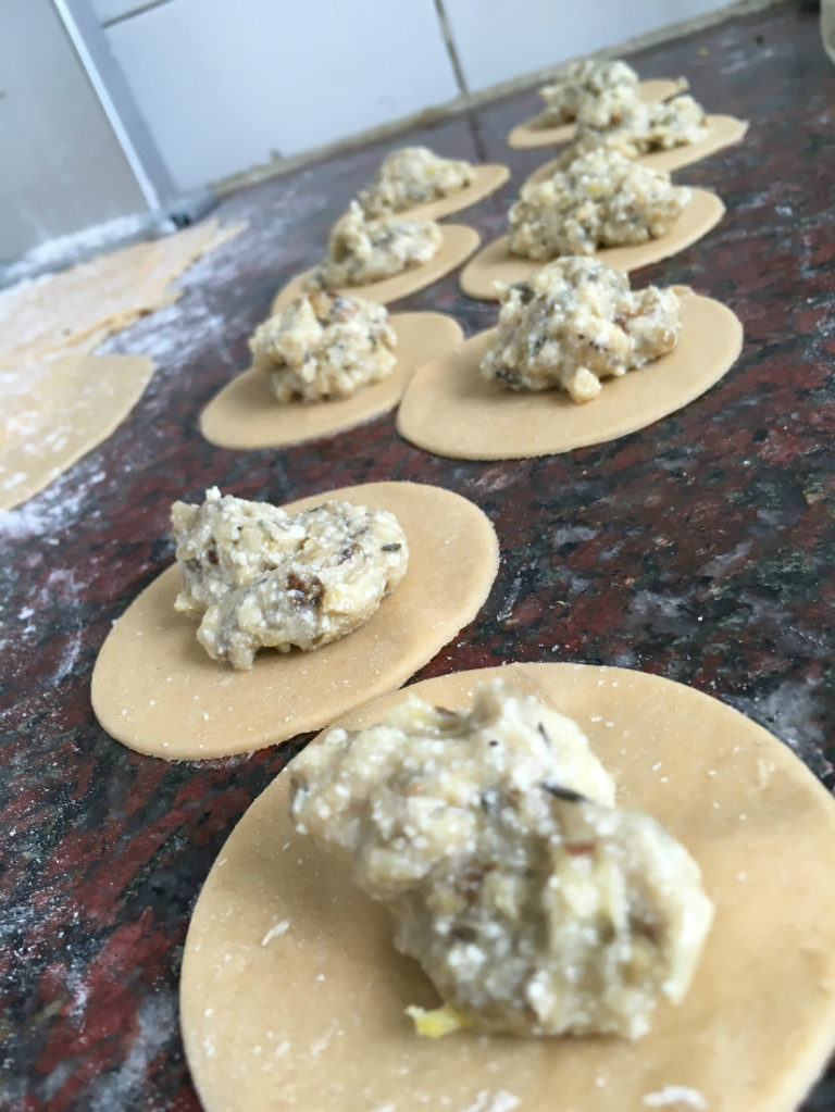 Mezzalune Receta para hacer la masa casera 【 Muy FACIL