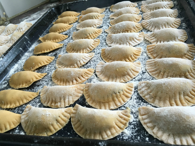 Mezzalune Receta para hacer la masa casera 【 Muy FACIL