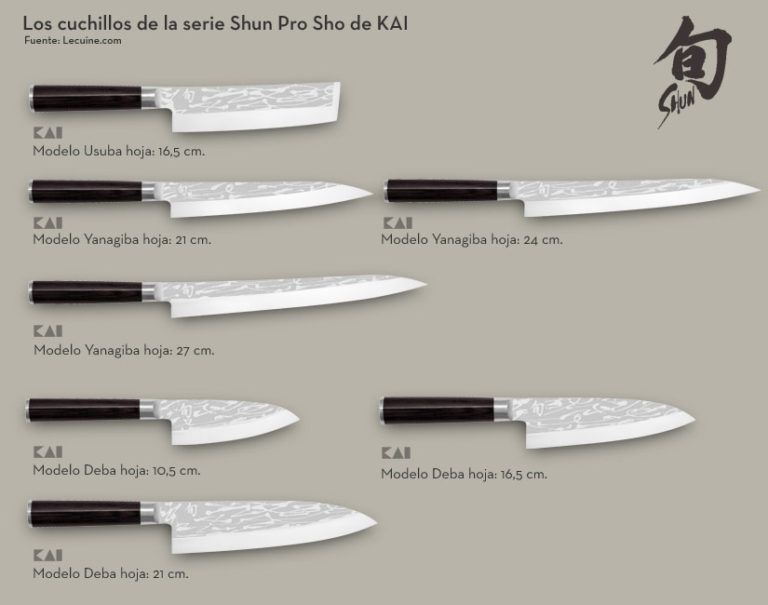 Shun Pro Sho cuchillos japoneses KAI